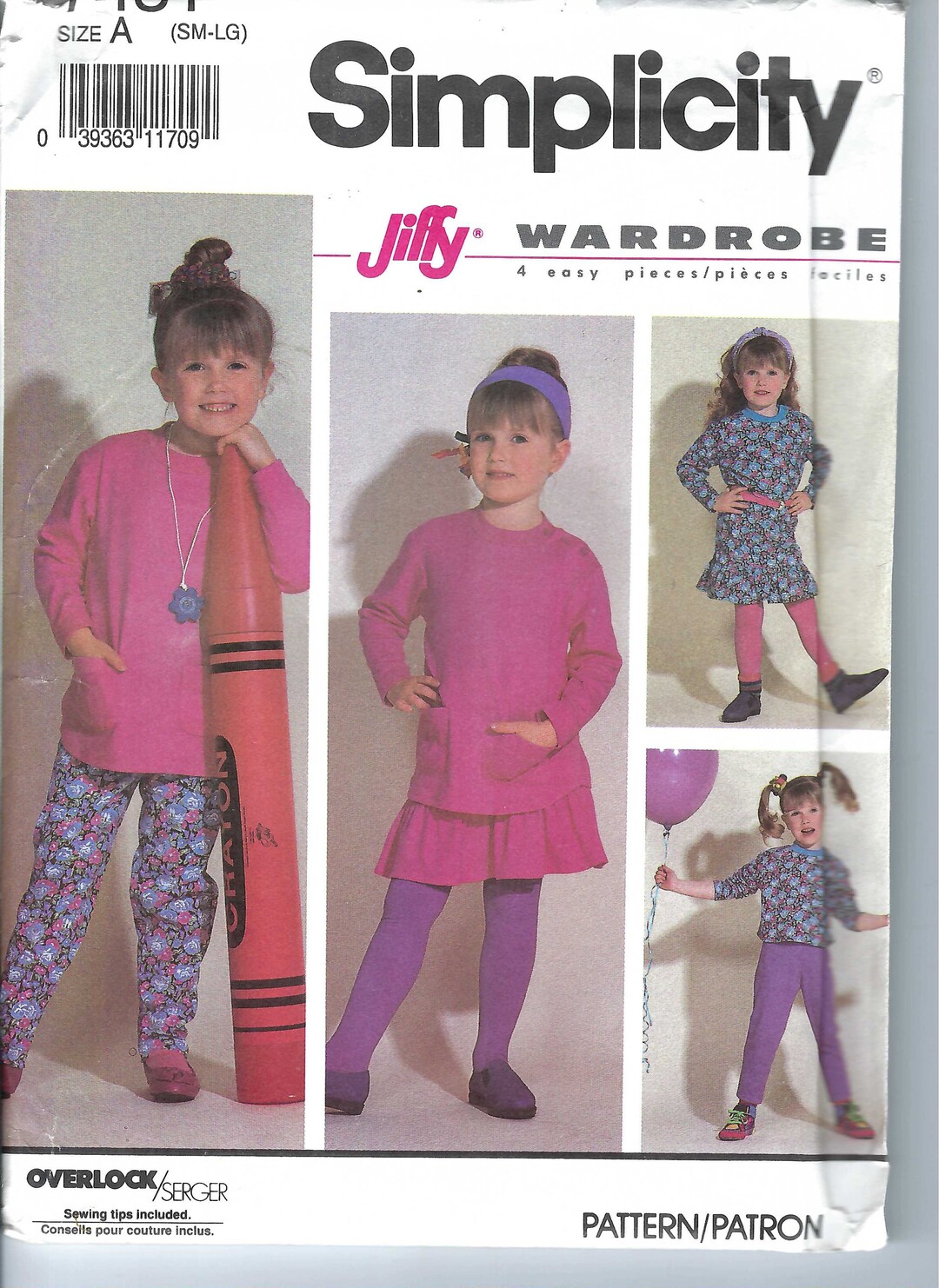 Uncut Vintage Simplicity Sewing Pattern 7481 Sewing Pattern Girls Dress ...