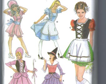 Uncut Simplicity Sewing Pattern 7756 Misses Reenactment Costume ...