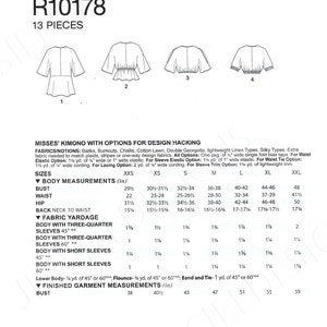 Uncut Simplicity Sewing Pattern 10178 8887 and 10178 Size XXS-XXL ...