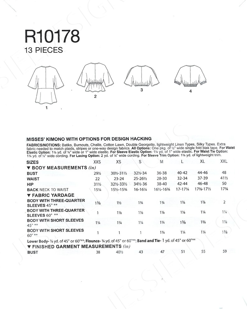 Uncut Simplicity Sewing Pattern 10178 8887 and 10178 Size - Etsy