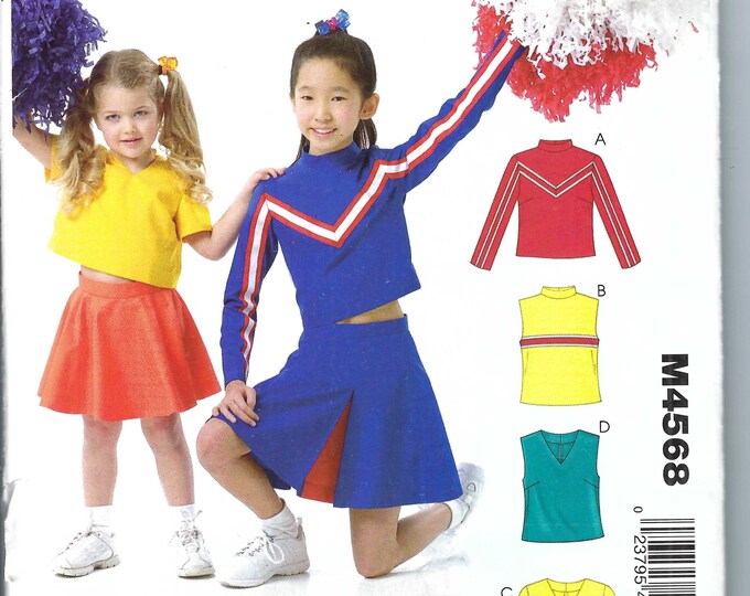 Uncut Mccalls Sew Sewing Pattern 4568 Sz 7-14 Stitch Child Girl ...