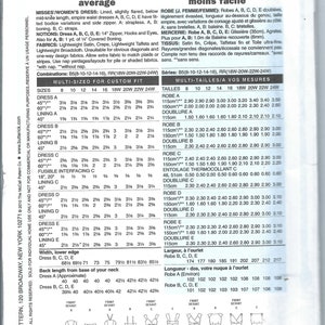 Uncut Butterick Pattern 5461 Empire Waisted Fit and Flare Dress Halter ...