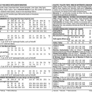 Uncut Simplicity Creative Patterns 1212 Girls' and Girls' Plus Dresses ...