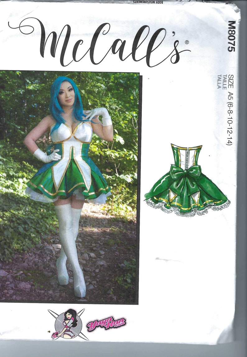 Uncut Mccall's Sewing Pattern 8075 Yaya Han Design - Etsy