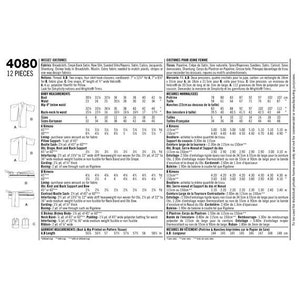 UNCUT Misses' Costume by Simplicity 4080 Size HH 6, 8, 10, 12 14-20 FF ...