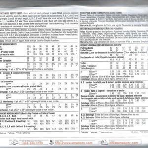 Uncut Vintage Simplicity Sewing Pattern 9120 Misses Dress Size 10-16 FF ...