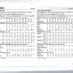 Uncut Simplicity Sewing Pattern 9693 Men's, Cargo Pants , Size 34-42 44 ...