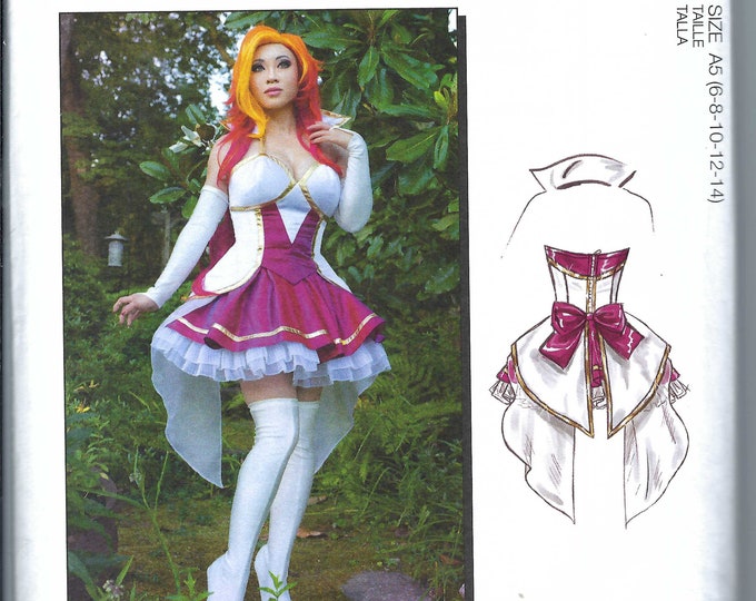 Uncut Mccalls Sewing Pattern 8074 Yaya Han Design Misses' Cosplay Fantasy Costume Dress in Sizes ...