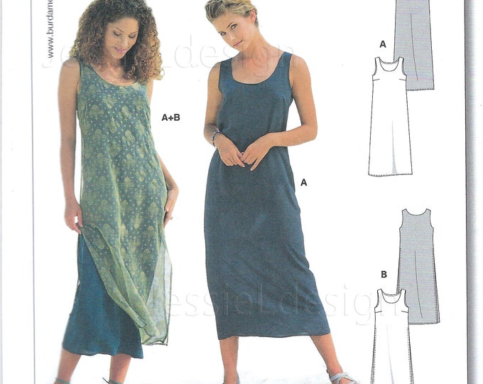 Uncut Burda Sewing Pattern 2943 Misses Sleeveless Shift Dress and ...