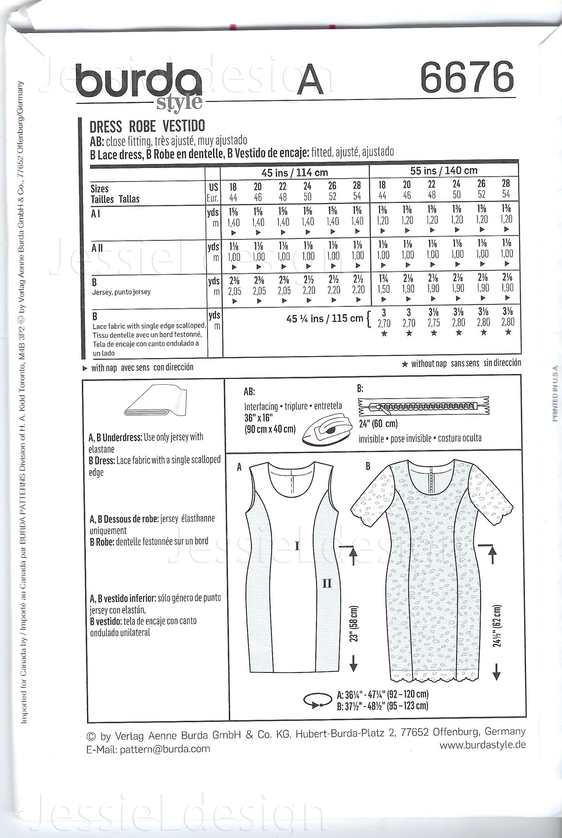 Uncut Burda Sewing Pattern 6676 Shift Dress Sewing Pattern - Etsy
