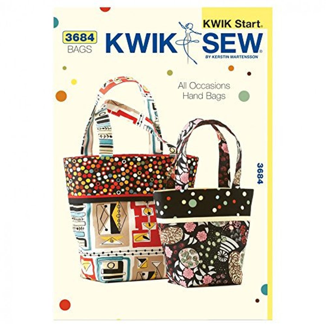 Uncut Kwik Sew Accessories Easy Learn to Sew Sewing Pattern 3684 All ...