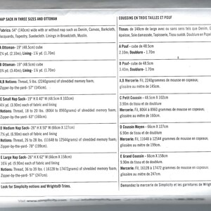 Rare Uncut Simplicity Sewing Pattern 4172 Nap Sack in Three Size and ...