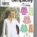 UNCUT Simplicity Sewing Pattern Six Tunics Made Easy Simplicity 5197 ...