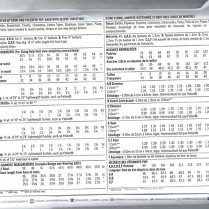 UNCUT Simplicity Sewing Pattern Blouses 8090 Size 6-14 - Etsy