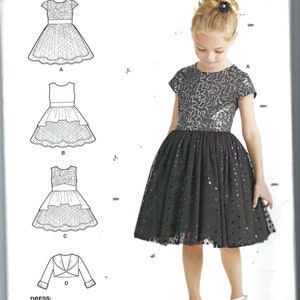 Uncut Simplicity 710 8283 American Girl Child's Dress and Lined Jacket ...
