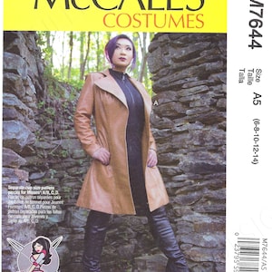 Uncut Mccalls Sewing Pattern 7644 Yay HAN Cosplay Misses Duster Coat ...