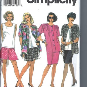 Uncut Vintage Simplicity Sewing Pattern 8447, Skirt, Shorts, Tank Top ...