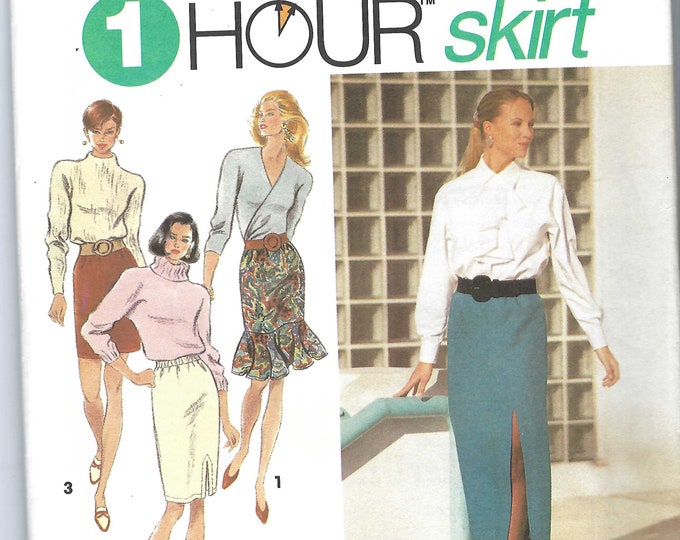 Uncut Vintage Simplicity Sewing Pattern Misses Set of Skirts Simplicity ...