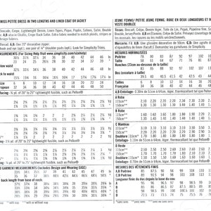 Uncut Simplicity Sewing Pattern 835 861 0825 1168 Misses Dress Coat ...