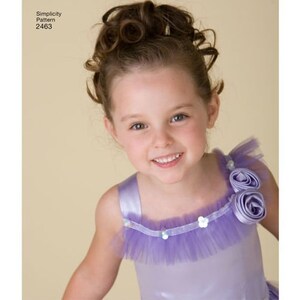 Uncut Simplicity 2463 Child's Special Occasion Dress, Flower Girl ...