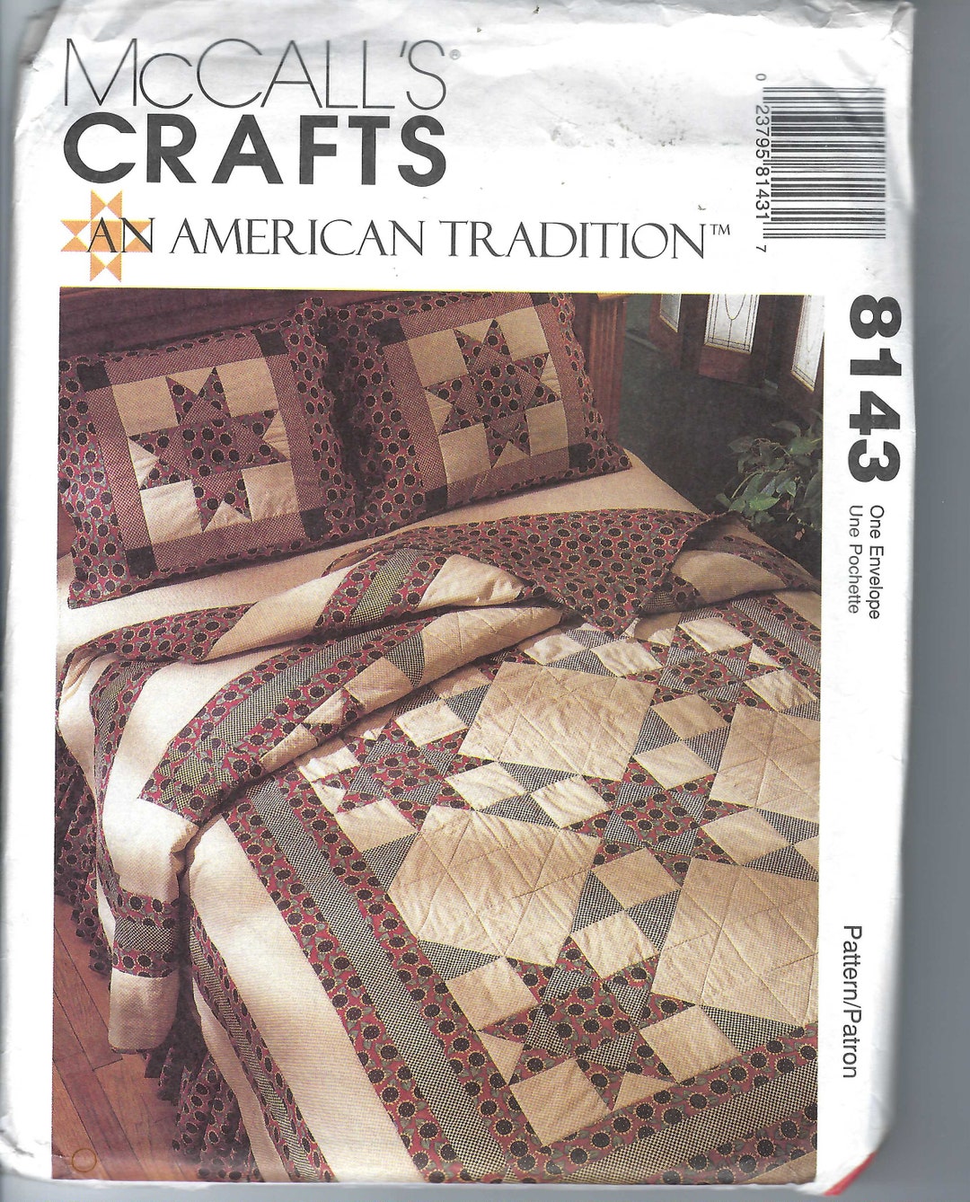 Uncut Mccalls Sewing Pattern American Traditions Mccall's Crafts 8143 ...
