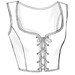 Uncut Butterick Sewing Pattern 4669 Laced Corsets With Peplum ...