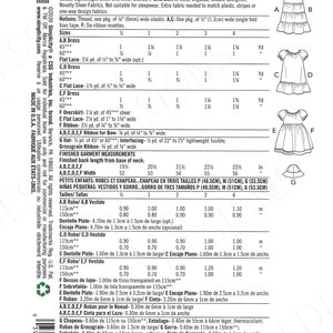 Uncut Simplicity Sewing Pattern 9126 1449 TODDLER DRESSES With Hat Six ...