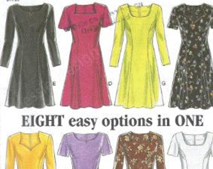Uncut New Look Sewing Pattern 6567 Sewing Pattern for Women Dress, Fit ...