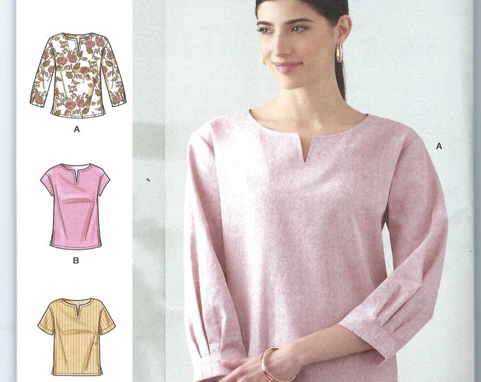 Uncut Simplicity Sewing Pattern 9274 Classy Tunic Top Size 6-14 16-24 ...