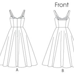 Uncut Butterick Sewing Pattern B5882 5882 Misses' Sweetheart-neckline ...