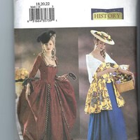 UNCUT Butterick 6751 - Renaissance Gowns, Sizes 12-16 - Etsy