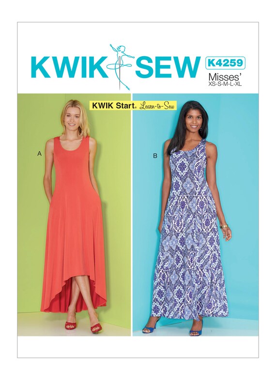 Uncut Kwik Sewing Pattern K4259 Misses' Dresses' 4259 | Etsy