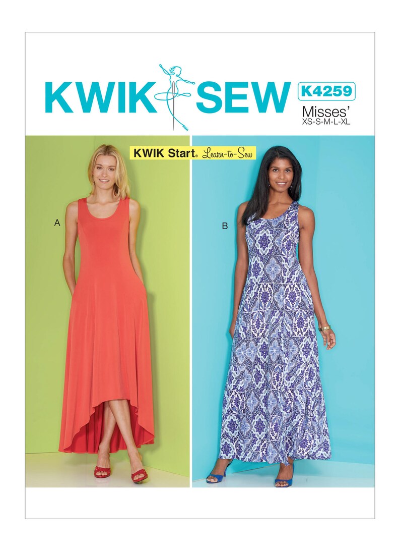 Uncut Kwik Sewing Pattern K4259 Misses' Dresses' 4259 | Etsy