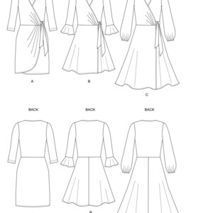 Uncut Butterick Sewing Pattern B6703 6703 10345 Misses'/women's Dress ...