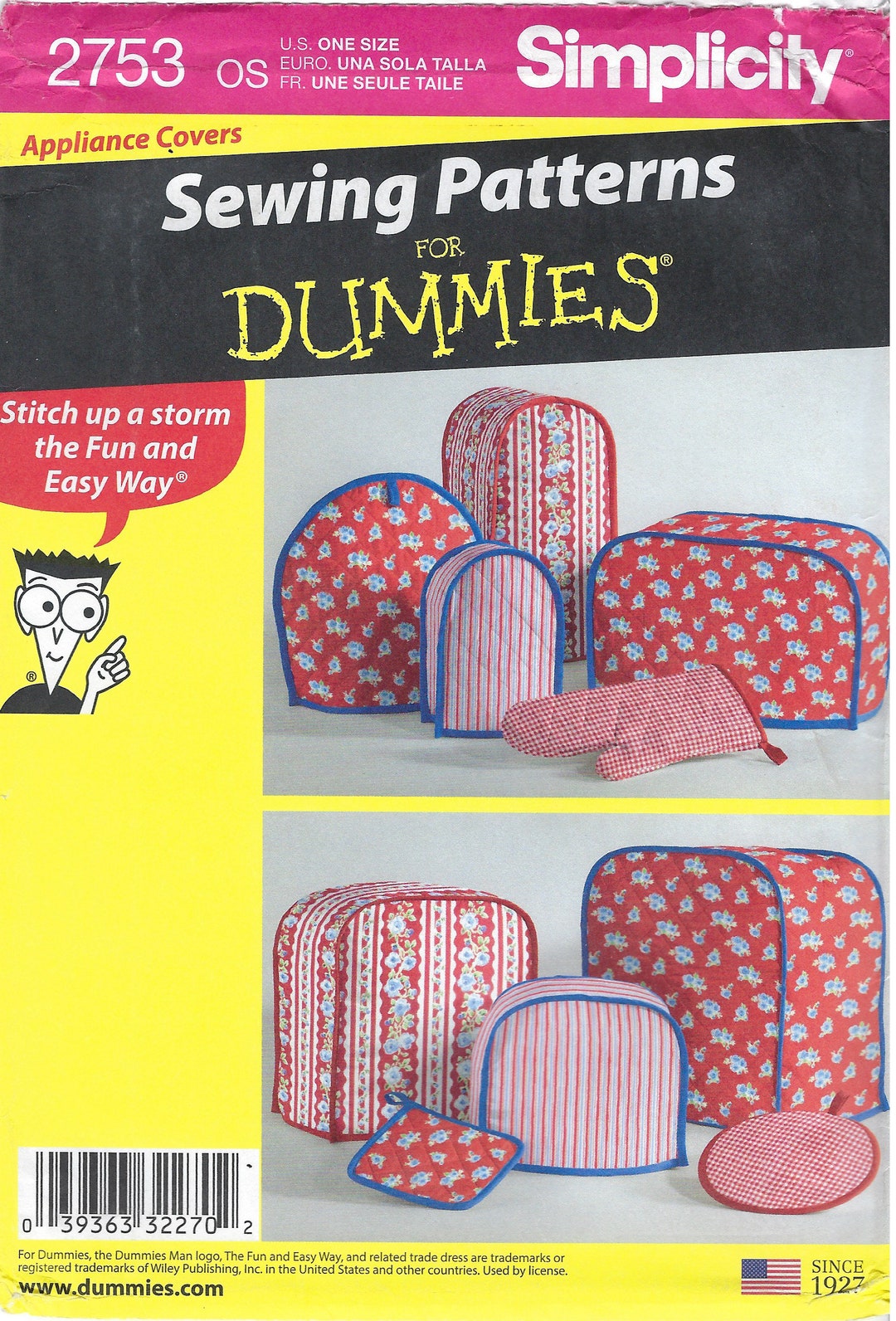 Uncut Simplicity Sewing Pattern 2753 Home Decorating Classic Kitchen ...