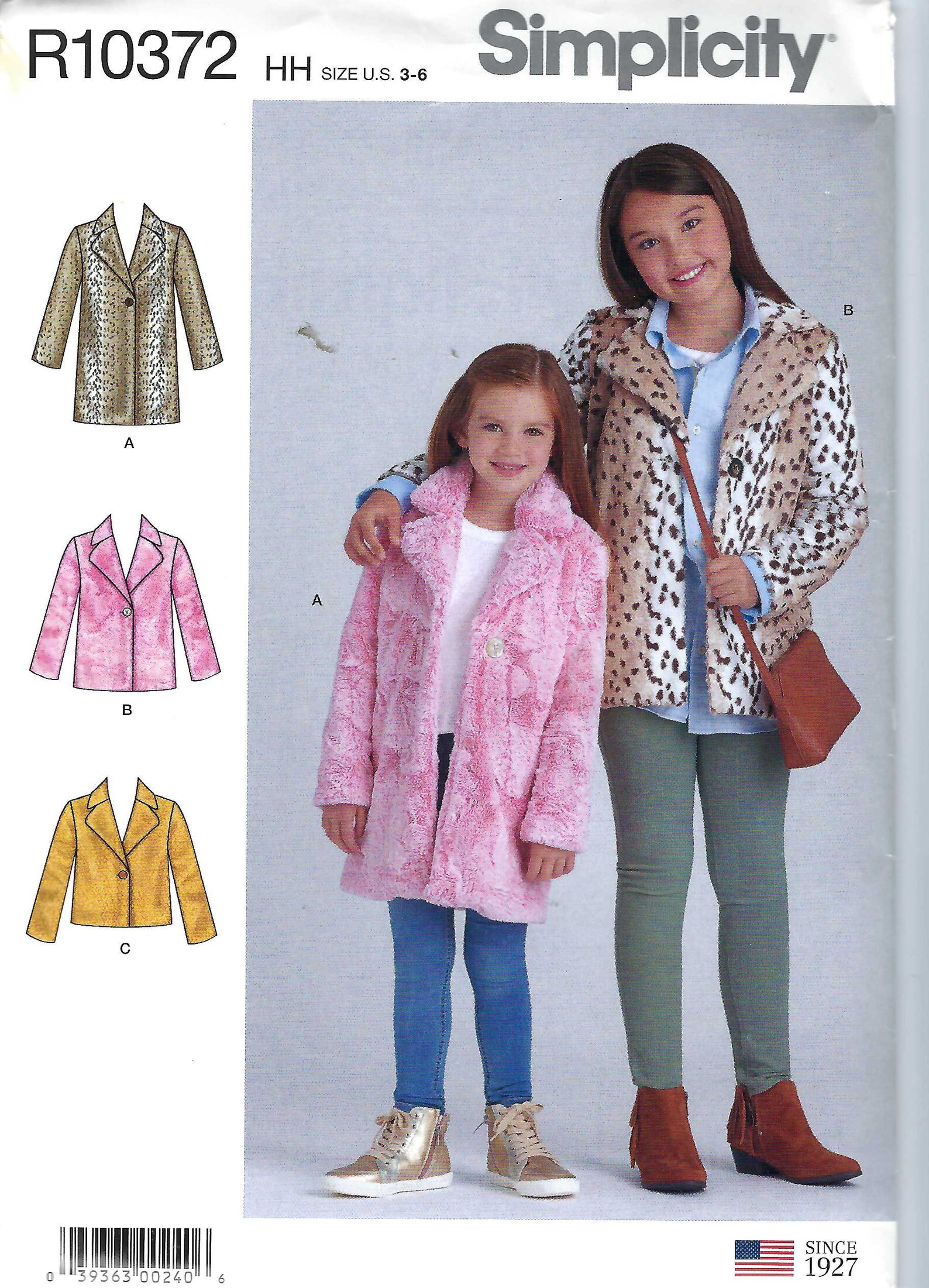 Uncut Simplicity Sewing Pattern 9027 10372 Children's & - Etsy