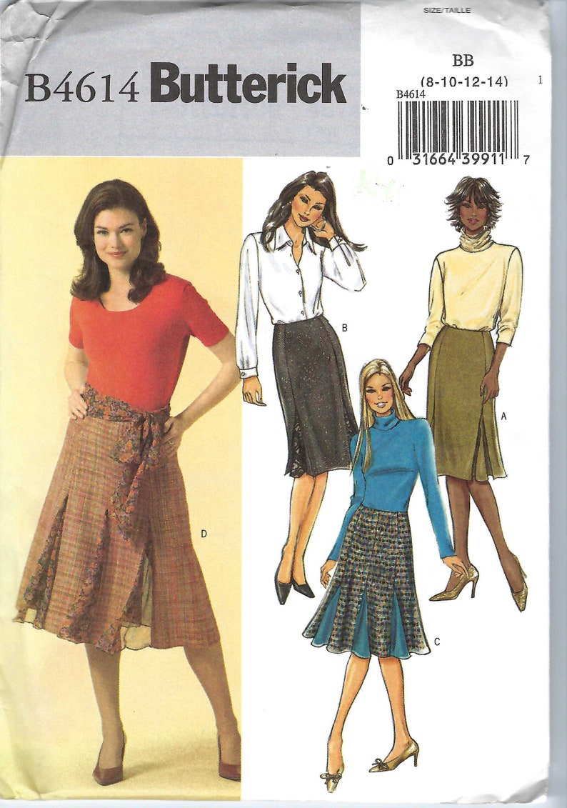 Uncut Butterick Sewing Pattern 4614 Size 8-10-12-1416-22 - Etsy