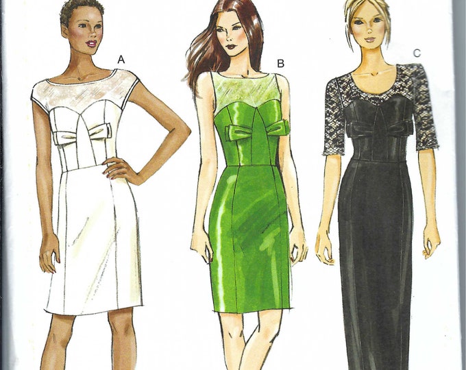 Uncut Butterick Sewing Pattern Formal Princess Seam Boned Bodice Inset ...