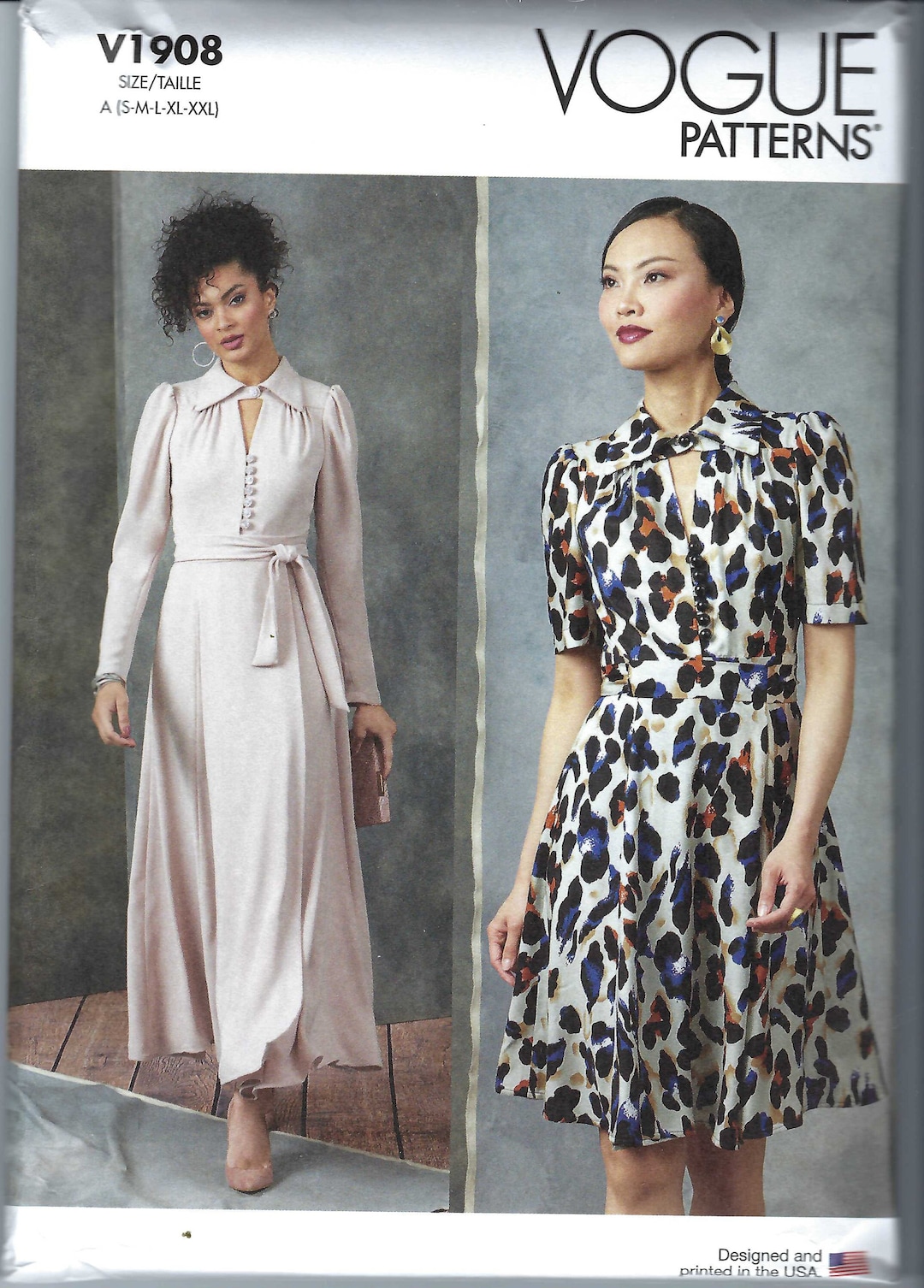 Uncut Vogue Sewing Pattern 11573 1908 Sewing Pattern Misses' Unlined ...