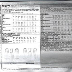 Uncut Mccalls Sewing Pattern Sew News Pants Pattern, Mccalls 5476 Size ...