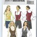 Uncut Butterick Sewing Pattern 5655 Fast and Easy Draped Overlay Top ...