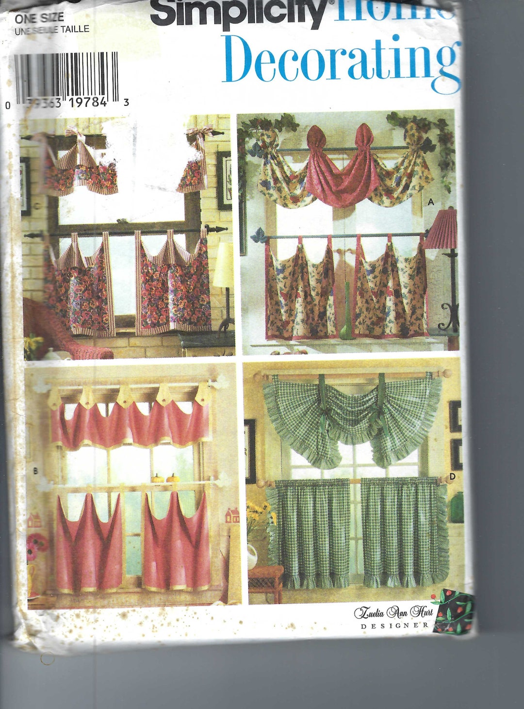 Uncut Simplicity Sewing Pattern Window Treatments Original Simplicity ...