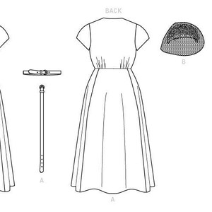 Uncut Retro 1953 Butterick 6672 Sewing Pattern -fitted Bodice With ...