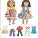 Uncut Simplicity Sewing Pattern 3936 One Size 18 Doll Clothes. Will Fit ...