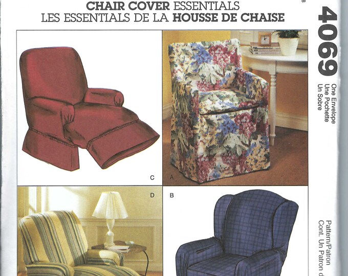Uncut Mccalls Sewing Pattern Home Decorating Chair Covers Sewing ...