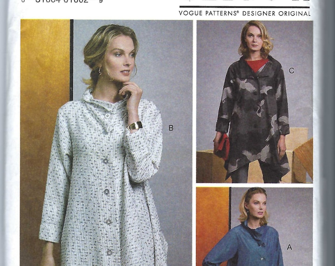 Uncut Vogue Sewing Pattern 9352 Misses' Coat Size Xs-s-m | Etsy