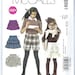 Uncut Simplicity Sewing Pattern 11097 9321 Children's Tucked Tops ...