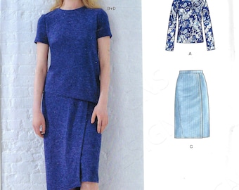 Uncut New Look Sewing Pattern 6544 NEWLOOK Womens Top Pants Size 10-22 ...