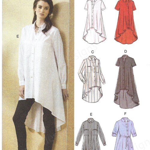 Uncut Vogue Sewing Pattern 10108 10333 9360 Button Front Big - Etsy