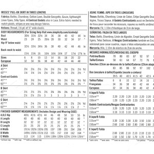 Uncut Simplicity Sewing Pattern 8923 Misses' Pull-on Skirt in Three ...